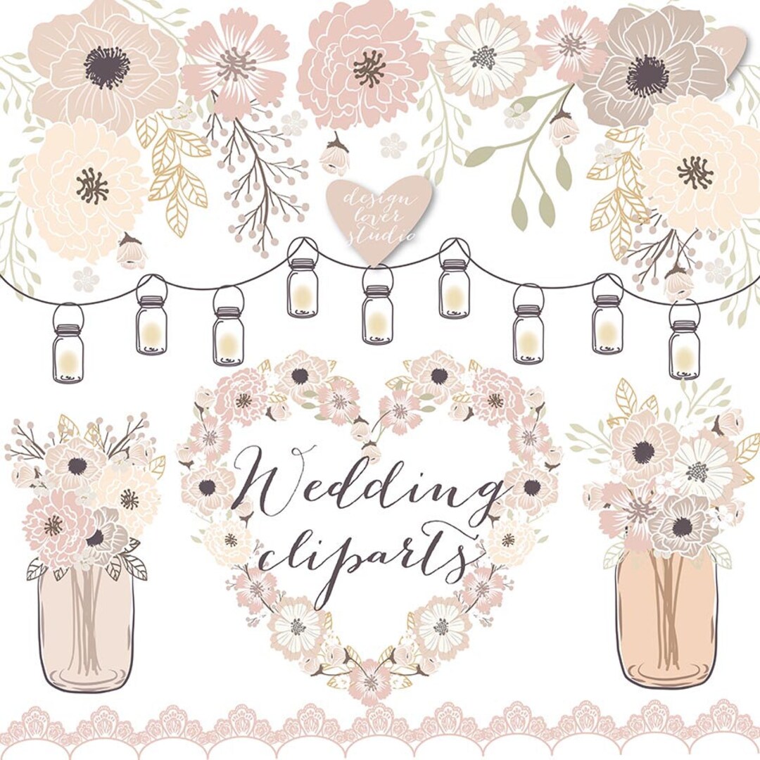 Rustic Wedding Clipart