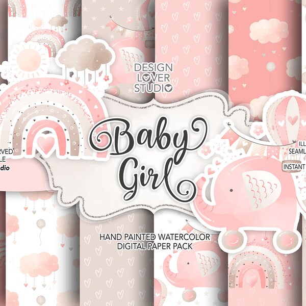 Baby Digital Paper - Etsy