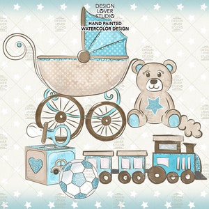 Baby Boy Design, Baby Clipart, Cute Baby Bear Clip Art, Sleeping Baby ...