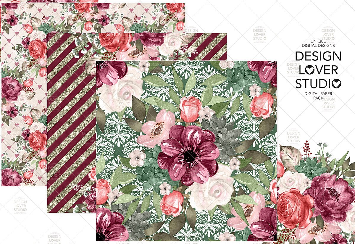 Watercolor CHAMPAGNE AND WINE Digital Paper Summer Autumn - Etsy