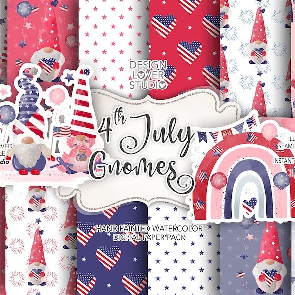 Patriotic Paper Digital - Etsy