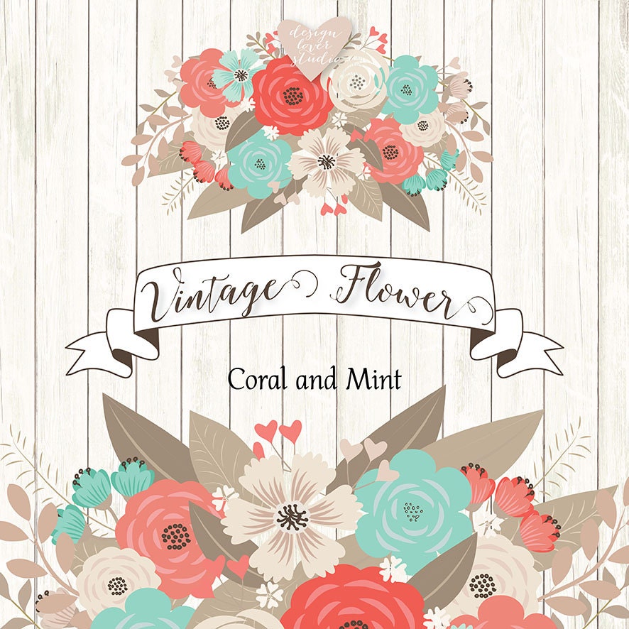 Coral Flower Clip Art