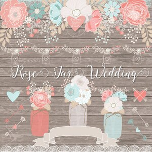 Premium Rose Wedding Flower Wreath Banner Wreath Flower - Etsy