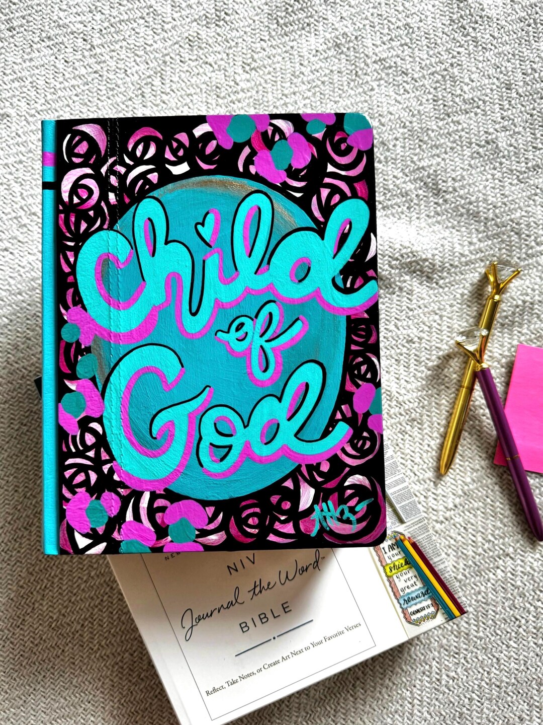 Preppy NIV Journaling Bible, Preppy Floral Leopard on the Holy Bible ...