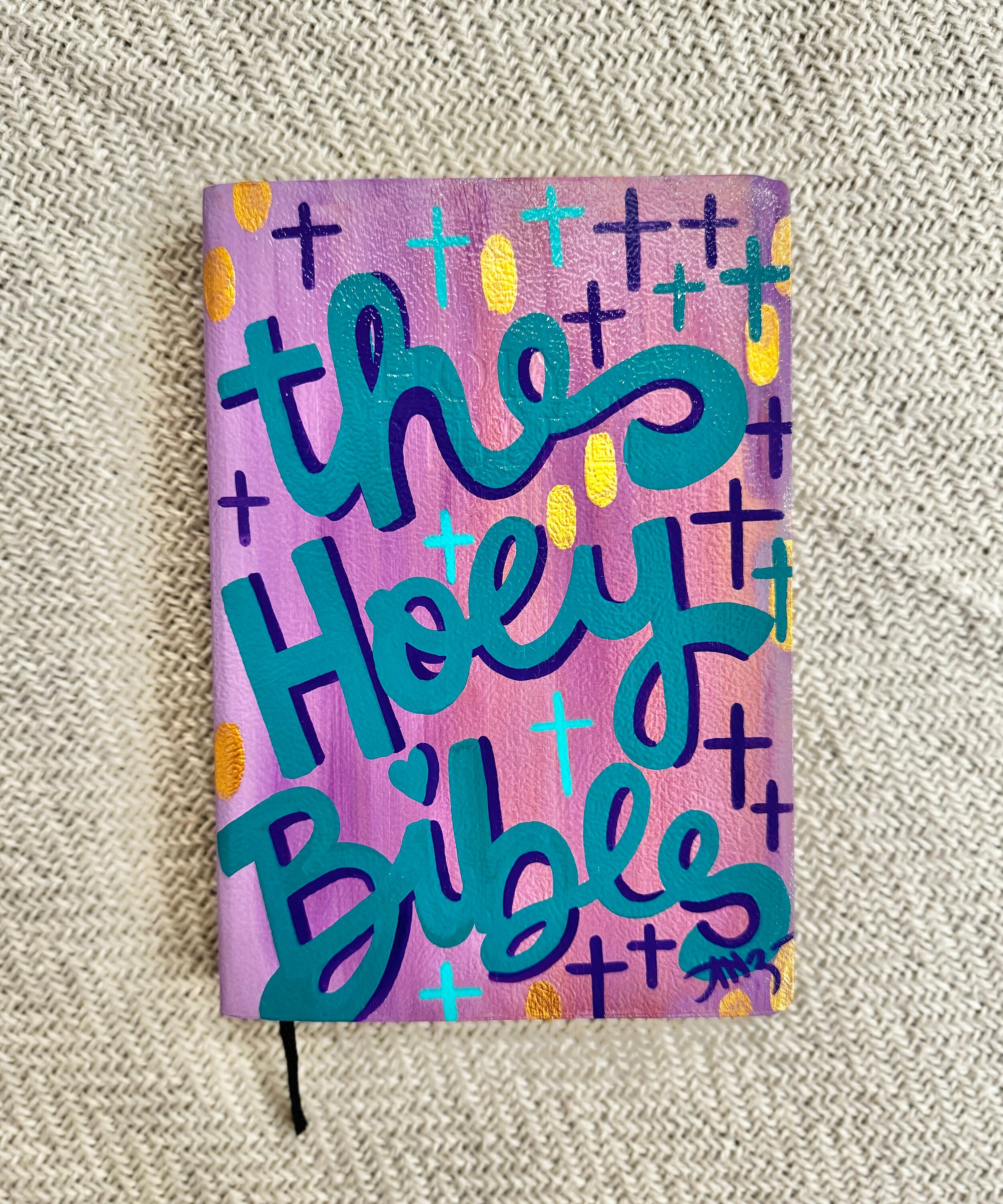 Choose Your KJV Bible Hand Painted KJV Holy Bibles, Preppy Style Women ...