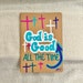 Trust in the Lord, God is Good, Preppy Style Hand Painted Notebook ...