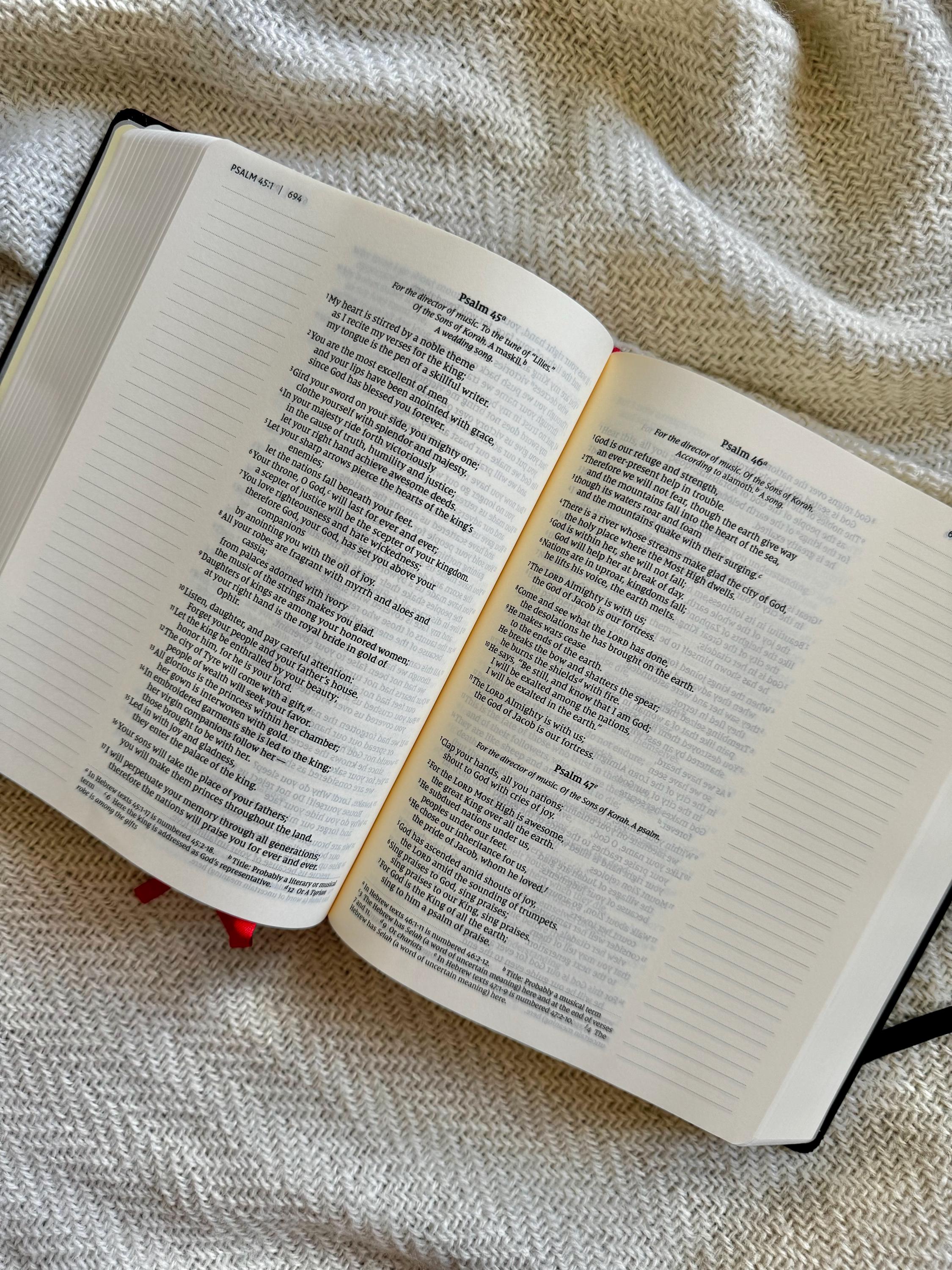 Preppy Women Bible NIV Hand Painted, Friendship Bracelet Bibles, Jesus ...