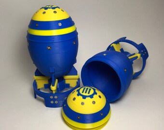 3D Printed Fallout Mini Nuke Storage Container Screw On | Etsy