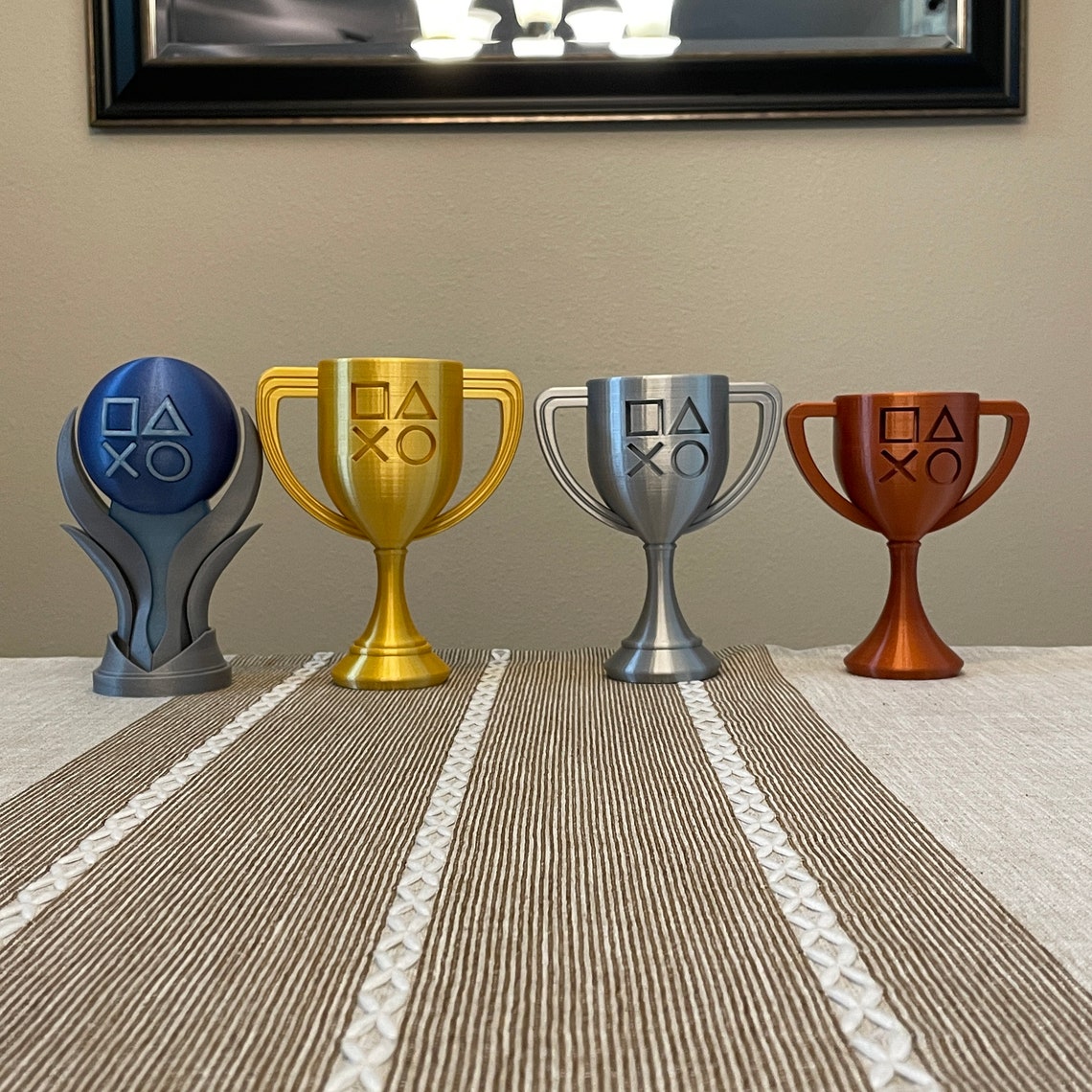 Playstation 5 Trophy Platinum Gold Silver Bronze See - Etsy