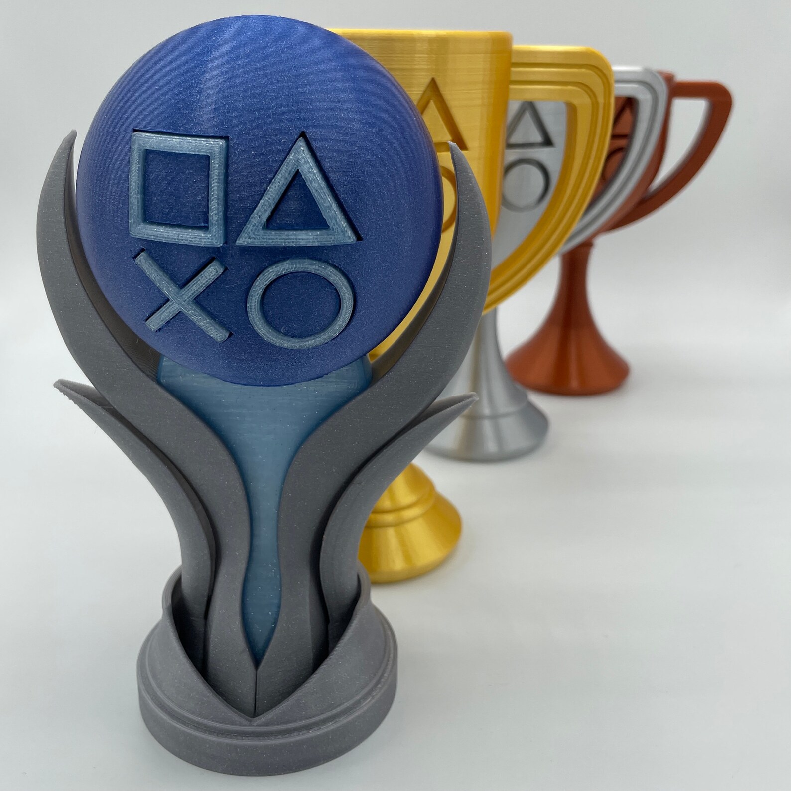 Playstation 5 Trophy Platinum Gold Silver Bronze See - Etsy