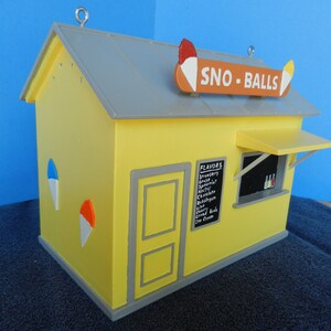 New Orleans Snowball Stand Birdhouse - Yellow - Etsy
