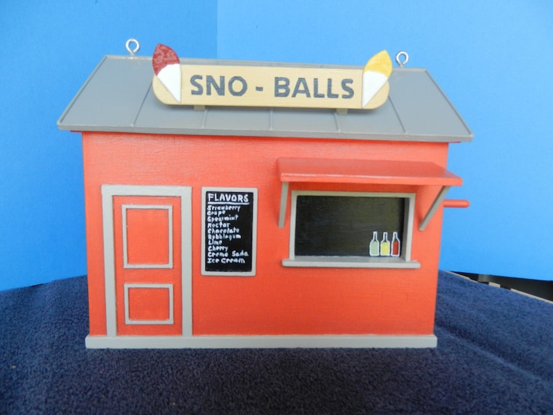 New Orleans Snowball Stand Birdhouse - Rosy Red - Etsy
