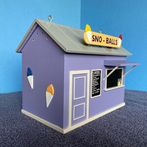New Orleans Snowball Stand Birdhouse - Purple - Etsy