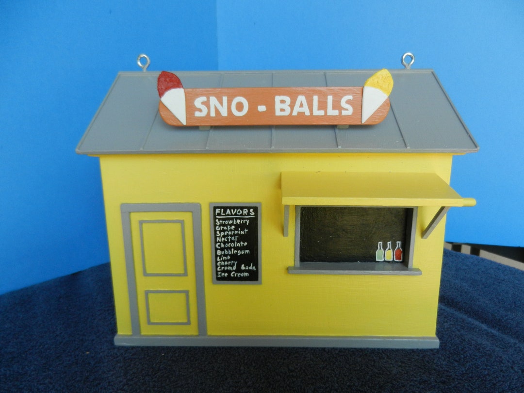 New Orleans Snowball Stand Birdhouse - Yellow - Etsy