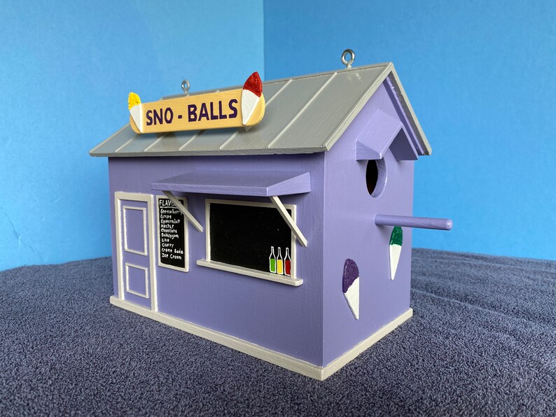 New Orleans Snowball Stand Birdhouse - Purple - Etsy