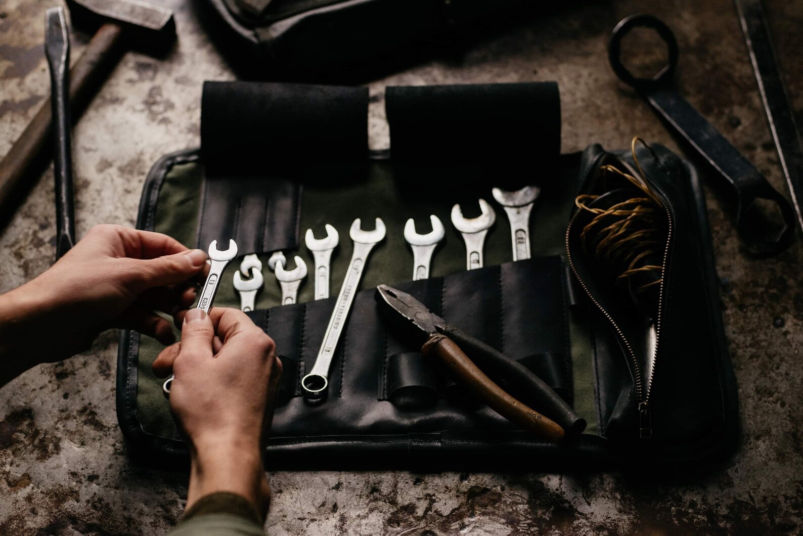 Car Tools Roll Bag Custom Tool Wrap Tools Storage Personalized - Etsy