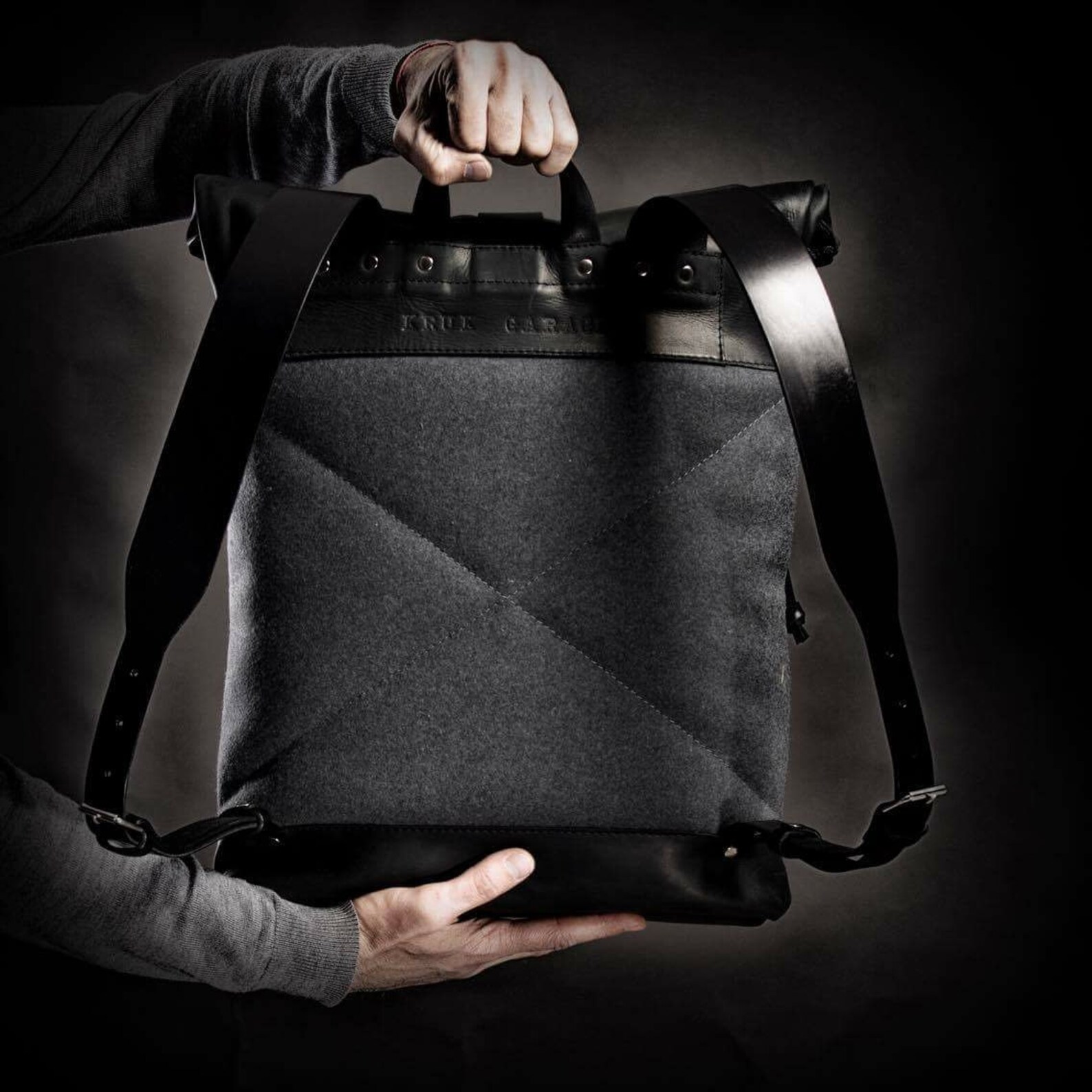 Wool Felt Backpack Men's Laptop Backpack School Backpack - Etsy