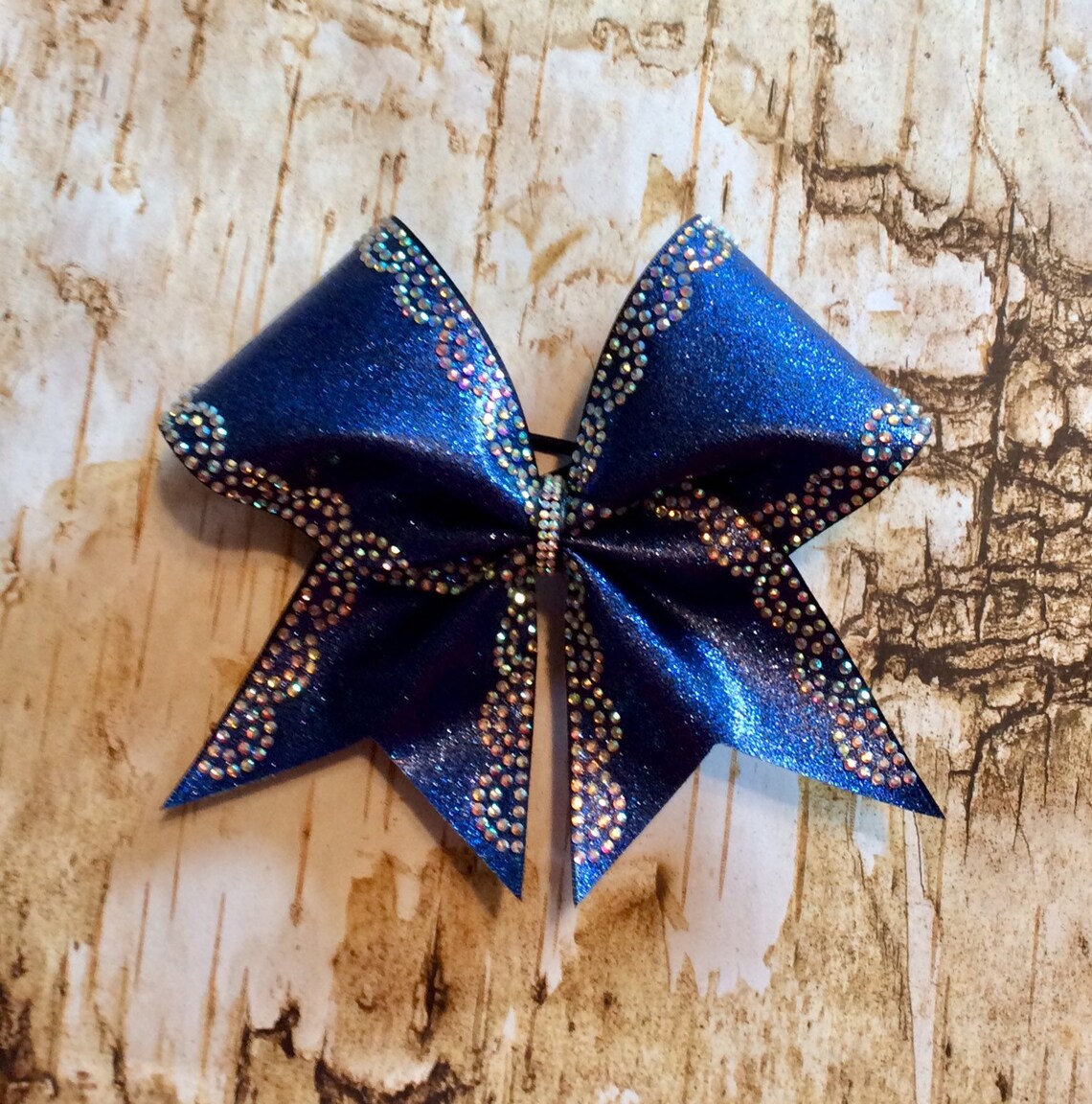 Princess Km/cheer Bow/glitter Cheer Bow/rhinestone Cheer Bow - Etsy