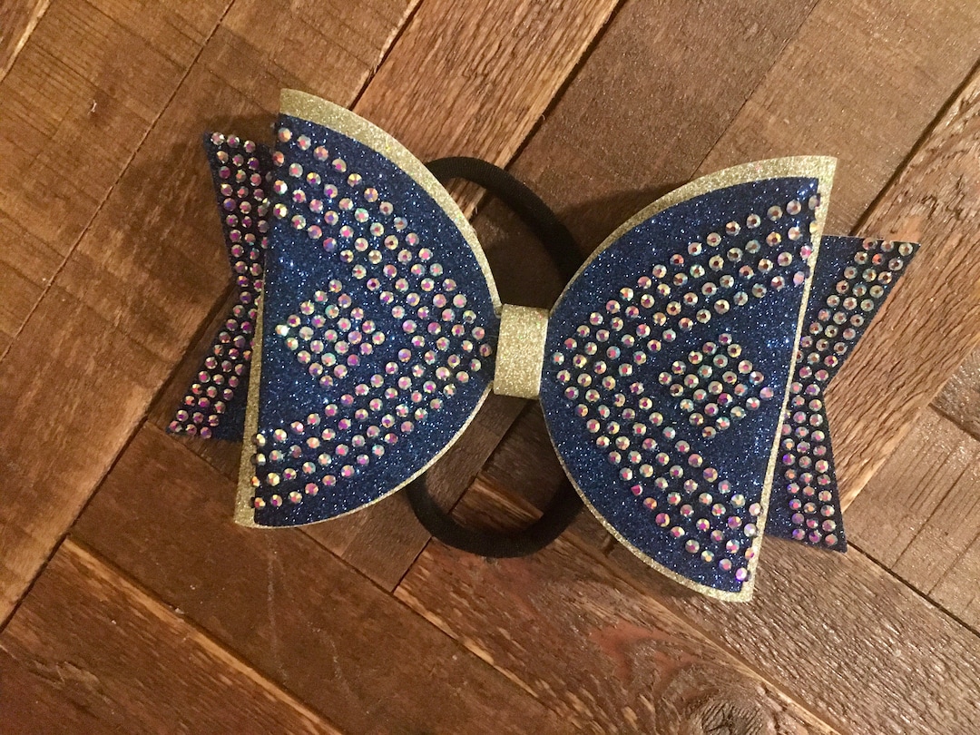 Emily Dolly Bow/cheer Bow/tailless Bow/rhinestone Bows - Etsy
