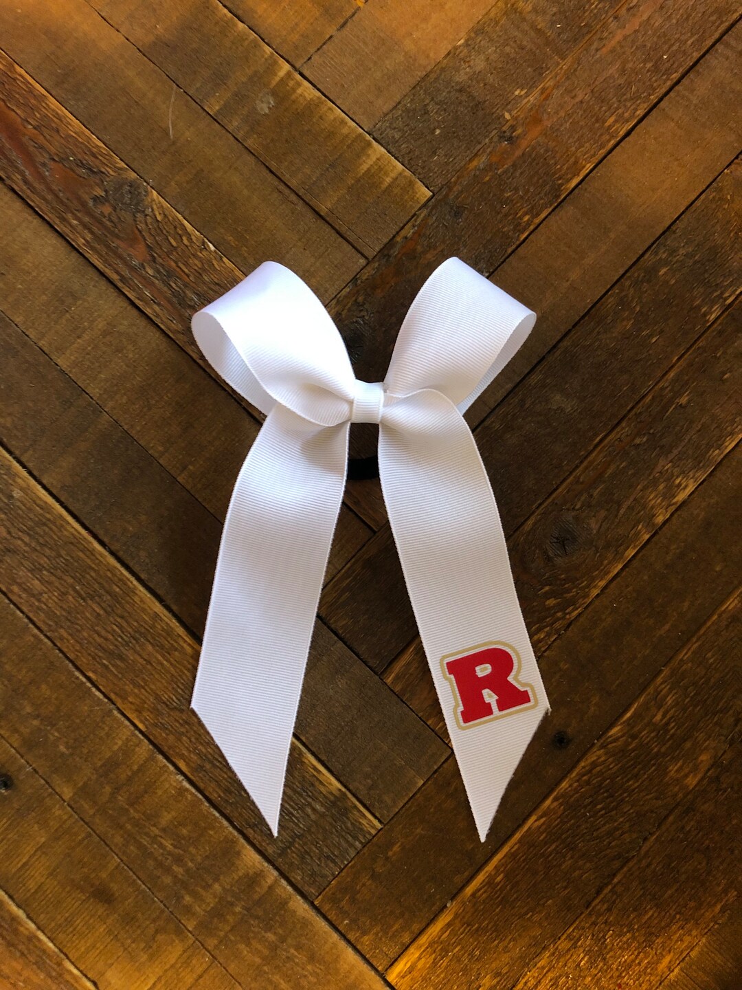 Slant Tail Skinny Bows/cheer Bows/collegiate Style Bows - Etsy