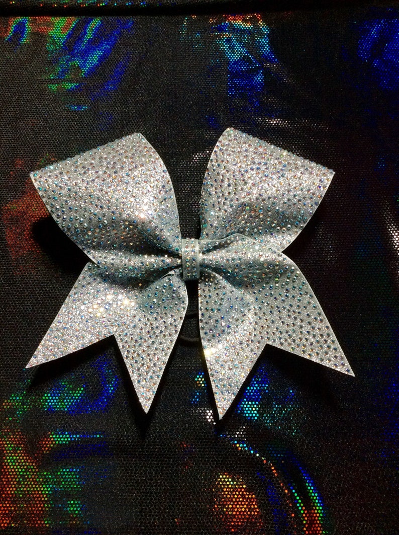 Glitter Rhinestone Cheer Bow/cheer Bow/cheerleading Bow/team Bow ...