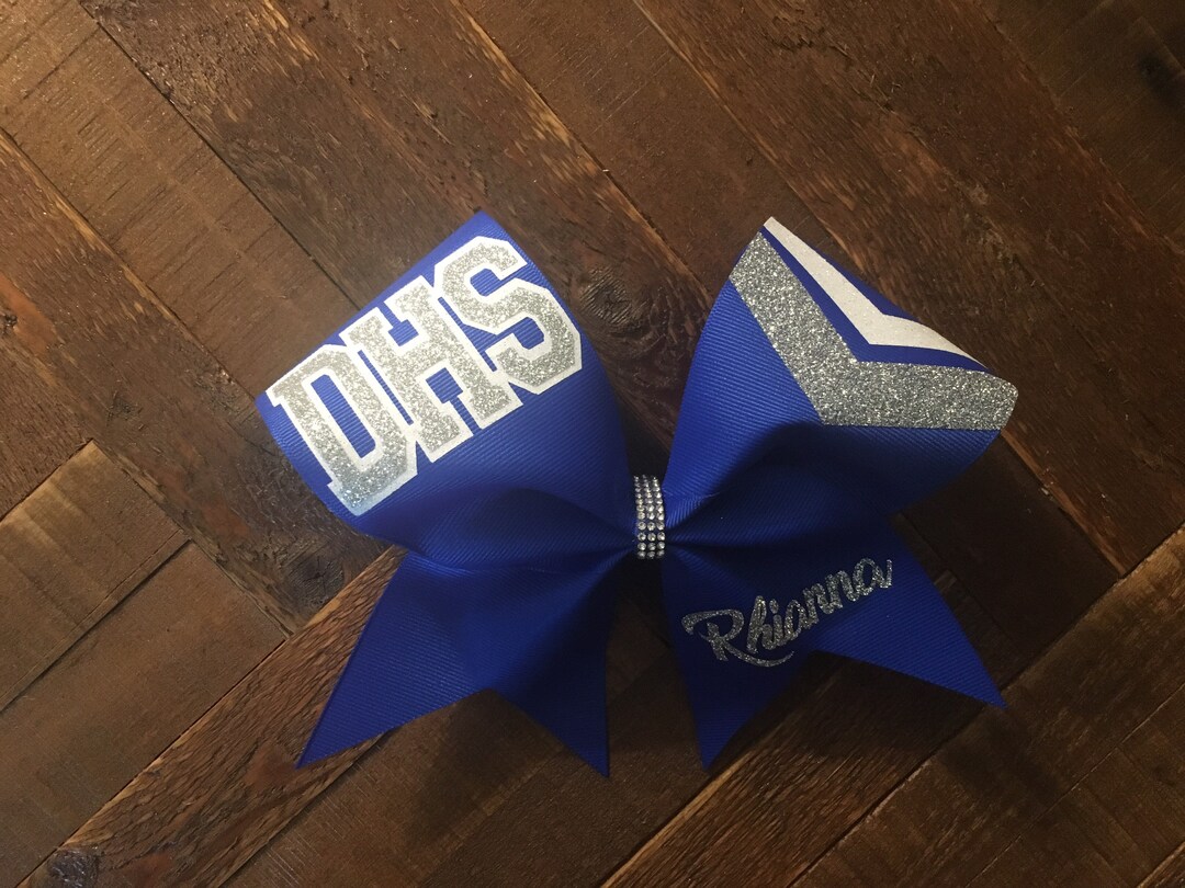Double Chevron Team Bow/cheer Bows/team Bows/varsity Cheer Bows/custom ...