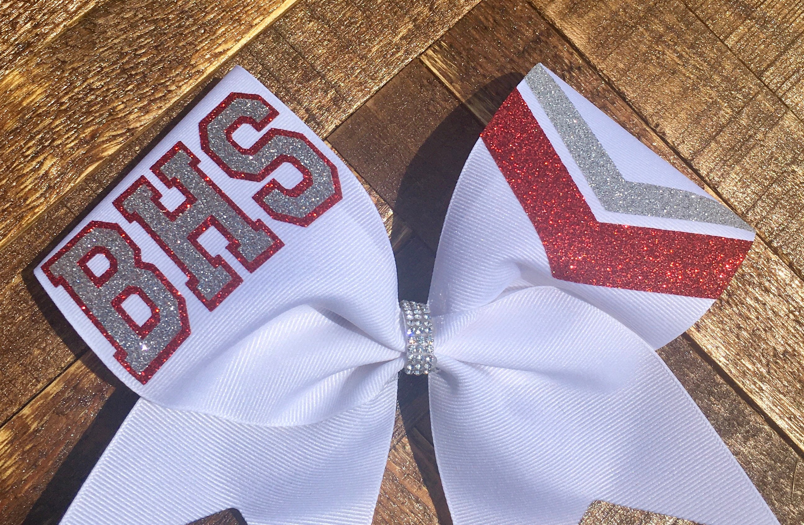 Double Chevron Team Bow/Cheer Bows/Team Bows/Varsity Cheer | Etsy