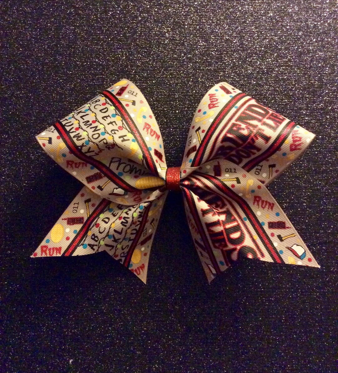 Stranger Bow/cheer Bows/friends Done Lie - Etsy