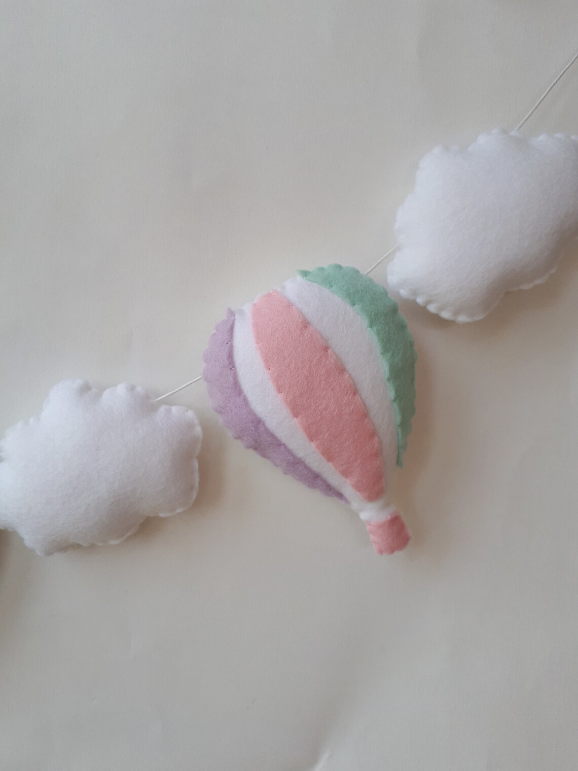 Hot Air Balloon Garland Nursery Decor Adventure Wall - Etsy