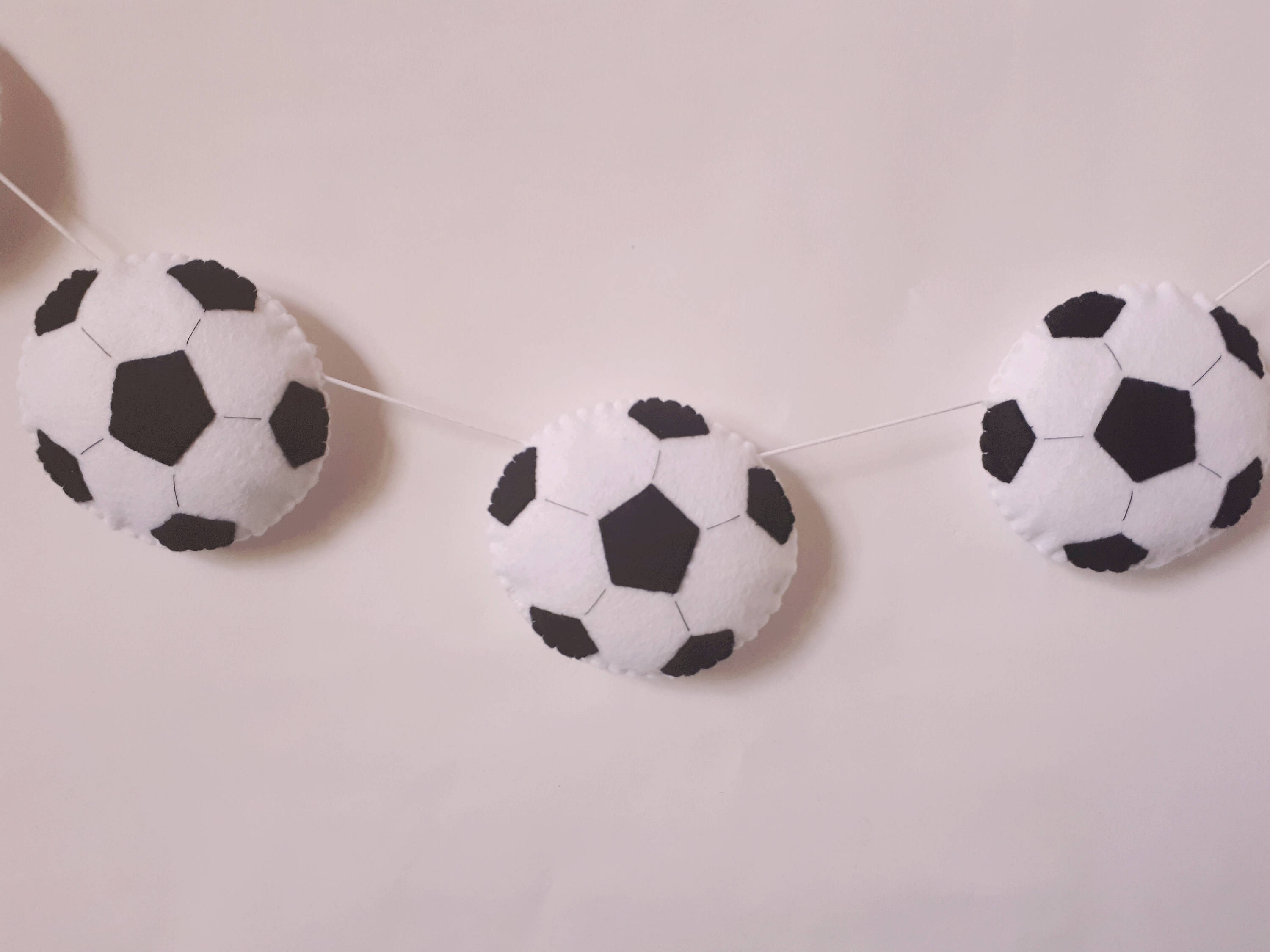 Football Bunting Soccer Garland Football Bedroom Felt - Etsy UK
