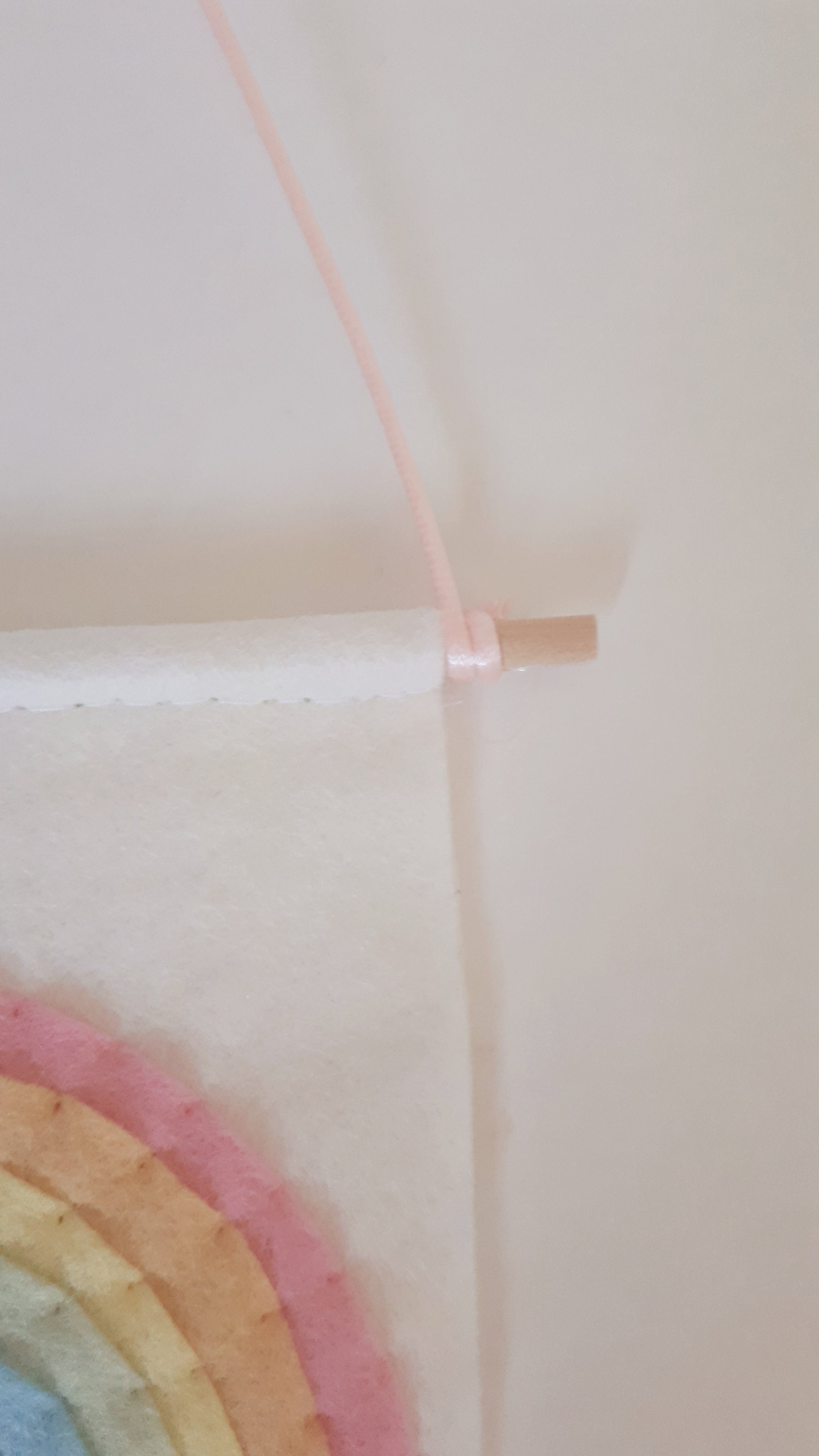 Pastel Rainbow Mini Banner Rainbow Pennant Girls Nursery - Etsy