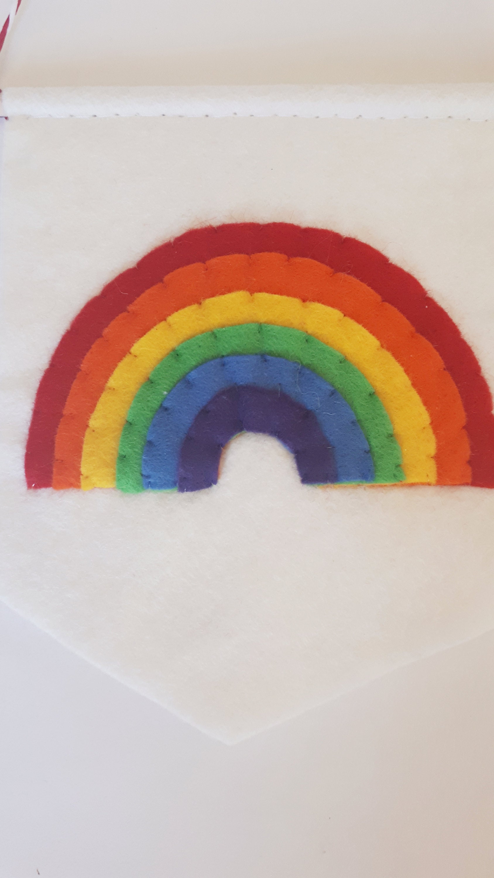 Rainbow Mini Banner Rainbow Pennant Nursery Playroom - Etsy
