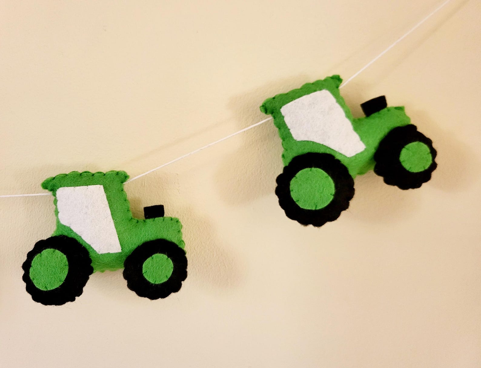 Tractor Garland, Bunting, Boys Room, Farmyard, Nursery, Tractor Decor ...