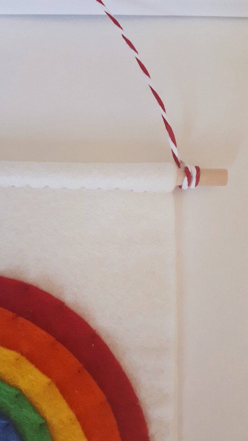 Rainbow Mini Banner Rainbow Pennant Nursery Playroom | Etsy