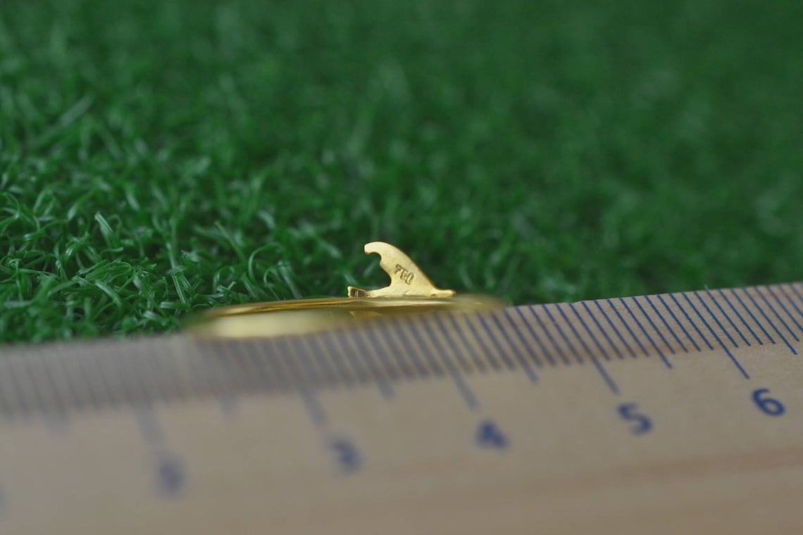 Bird Gold Ring Solid 18k Gold Ring Nature Gold Ring Kids Gold | Etsy