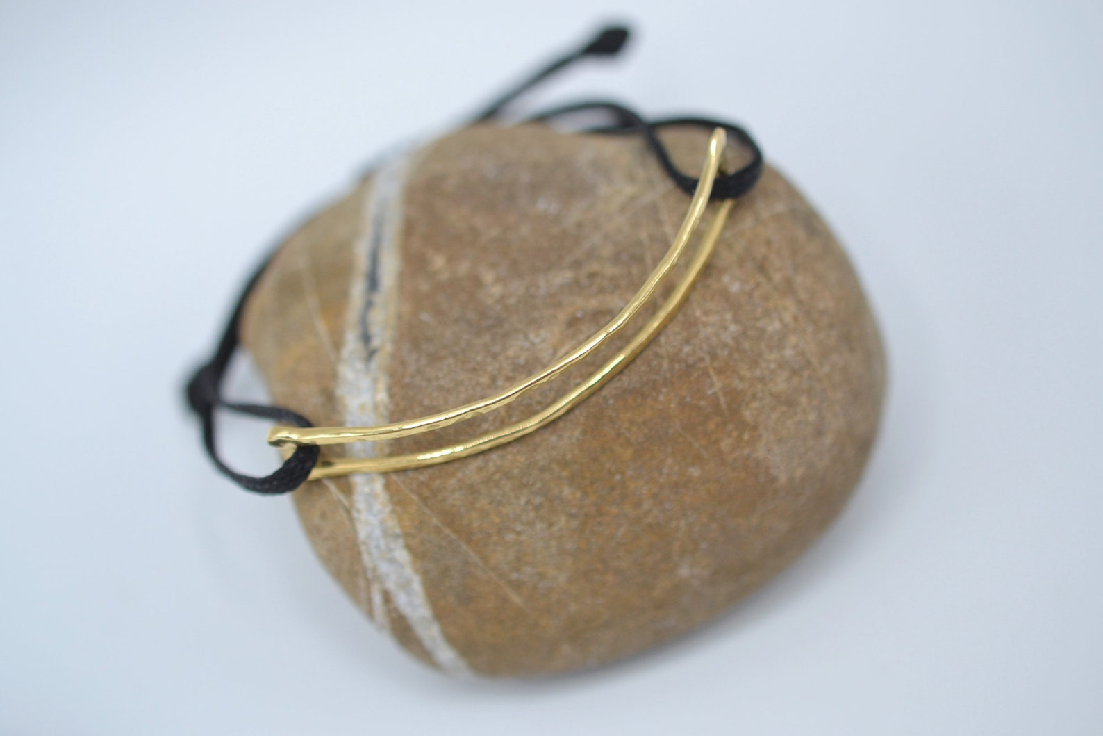 Mens Gold Bracelet Solid 18k Gold Gold Greek Bracelet Skinny - Etsy