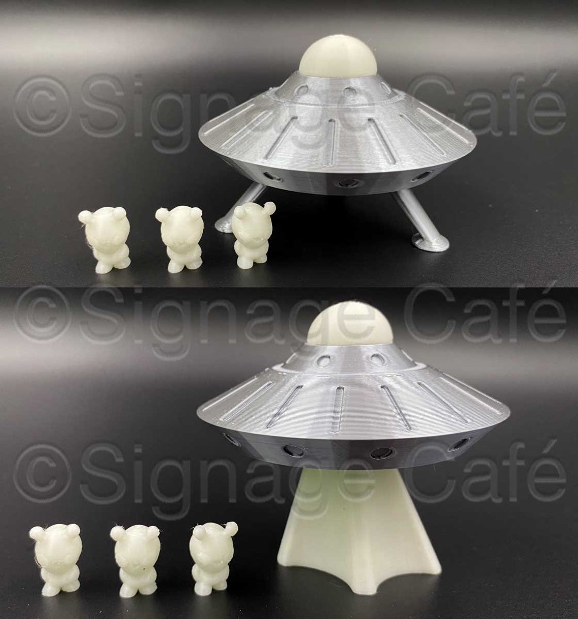 3D UFO Kit HO Scale Train Scenery Diorama. Use the Tripod - Etsy