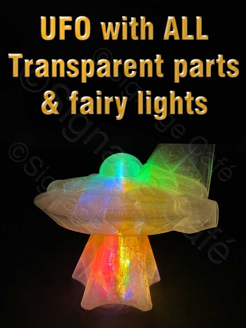 UFO Alien Spaceship HO Scale 3D Printed Area 51 Rocket - Etsy