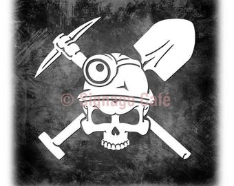 Coal Miner Decal - Etsy