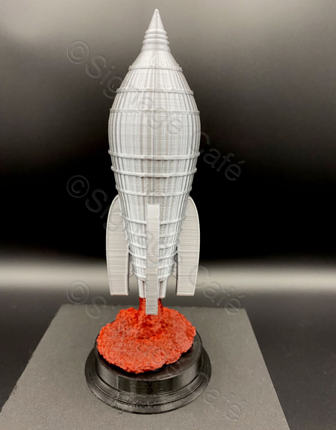 6.5 Tall Flash Gordon 3D Printed Spaceship Display With - Etsy