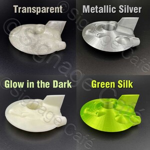 UFO Alien Spaceship - HO Scale, 3D Printed Area 51 Rocket Flying Saucer ...