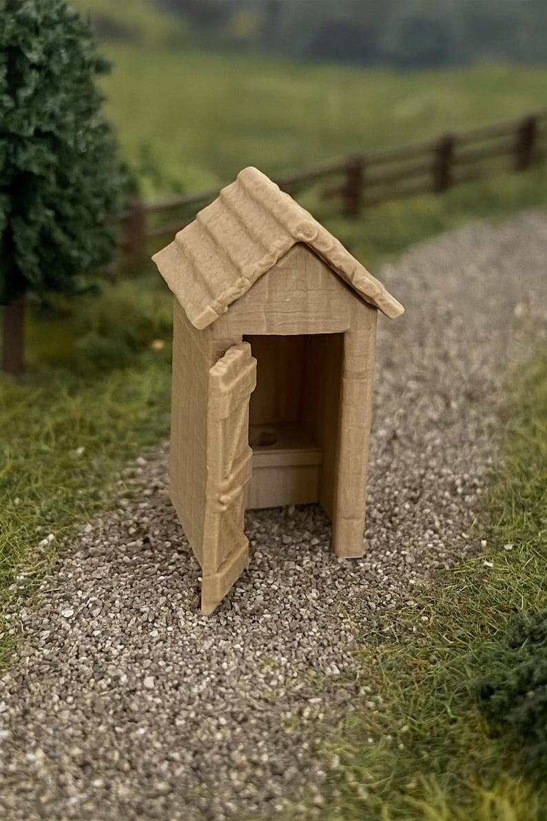 4 Pack - HO Scale Outhouses - Perfect for Model Train Layouts ...