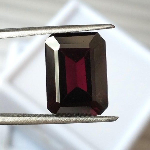 Faceted Garnet - Etsy