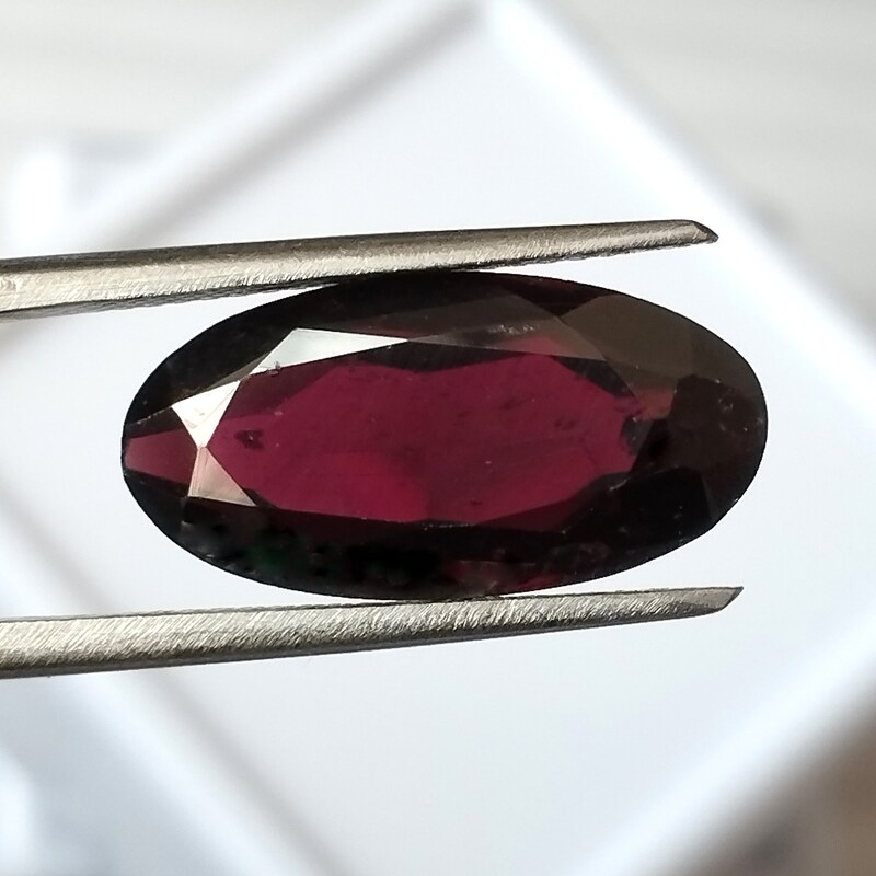 Faceted Garnet - Etsy