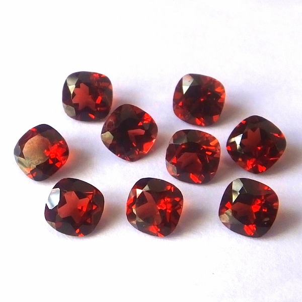 Faceted Garnet - Etsy