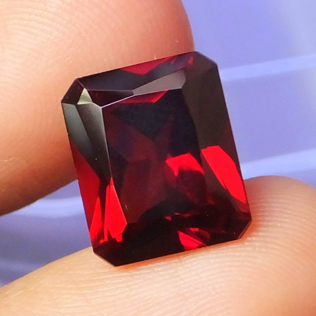 10X12 MM Octagon Cut Aaa+natural Mozambique Red Garnet Calibrated ...