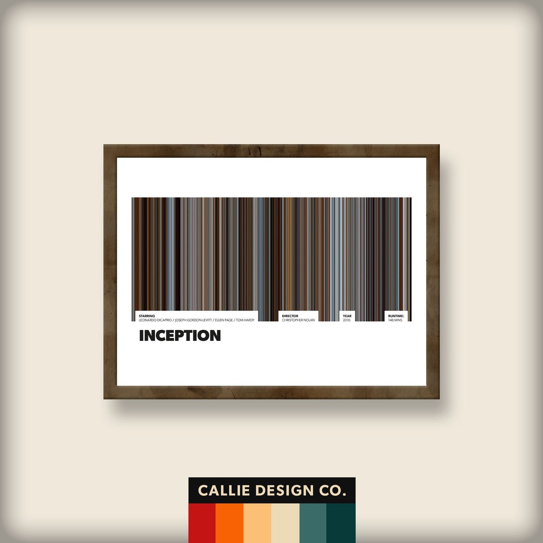 Inception 2010 • *digital Download Only* • Film Colour Palette • Movie ...