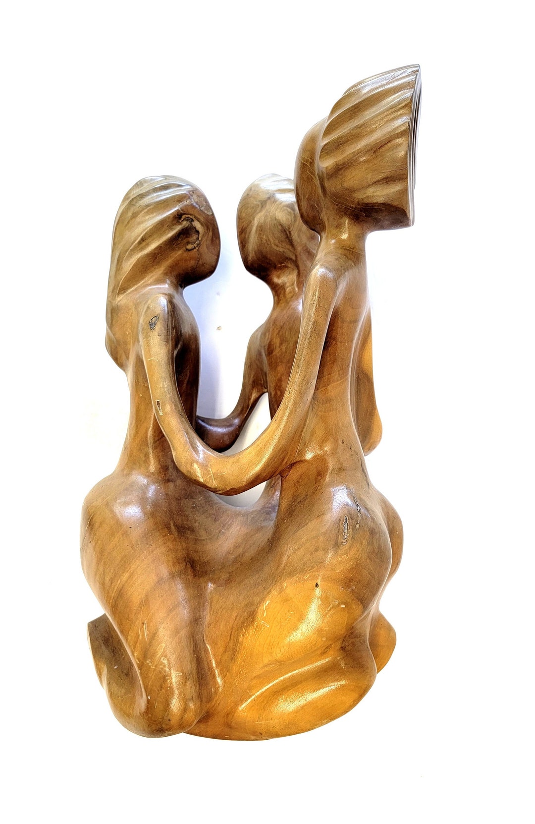 Large sirens Wood Sculpture - Etsy