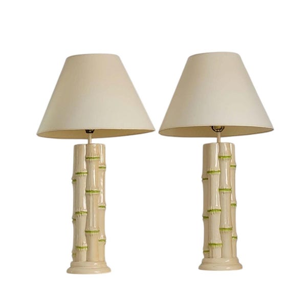 Bamboo Lamps - Etsy