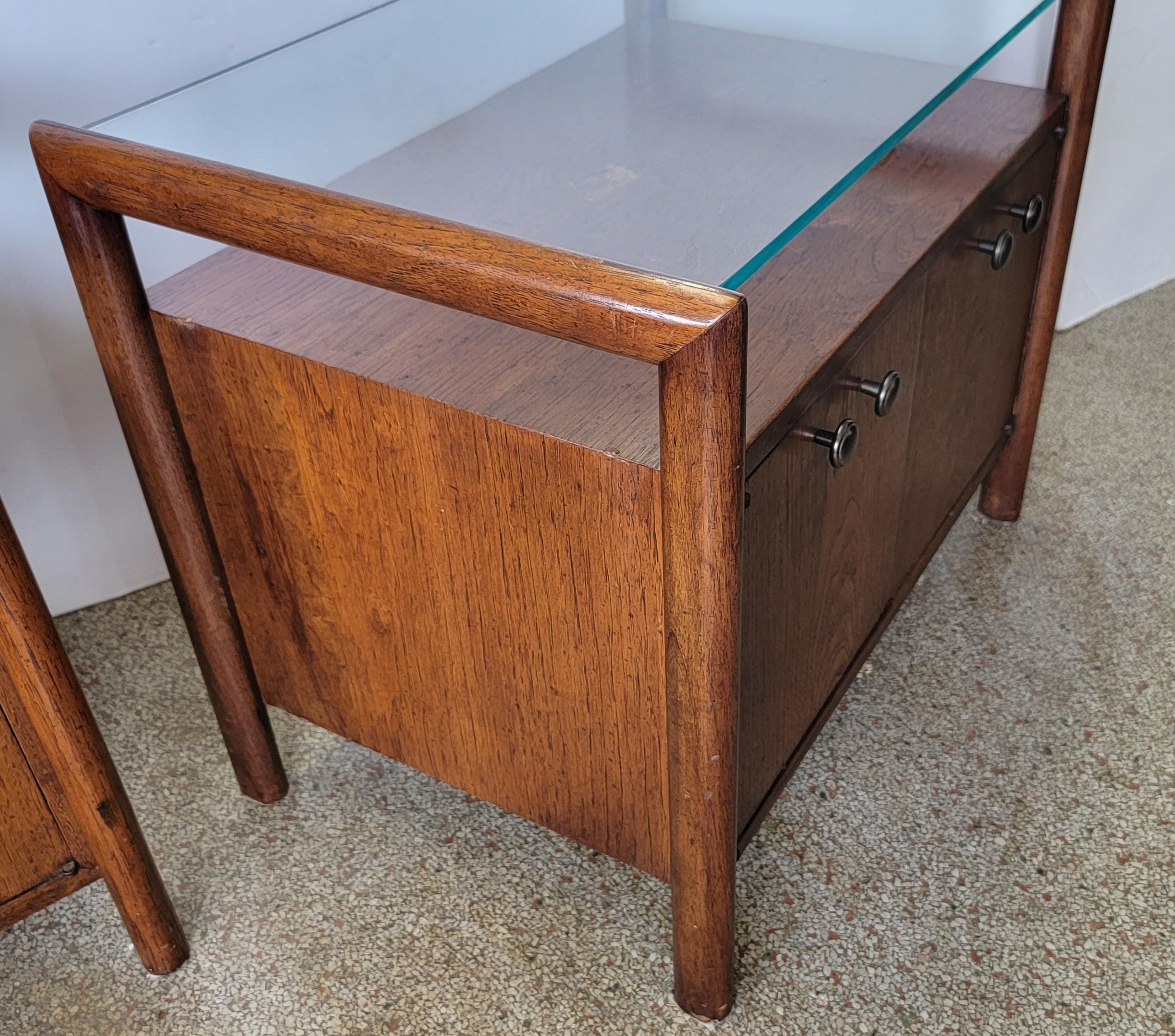 MCM Pair Walnut Night Stands / End Tables - Etsy